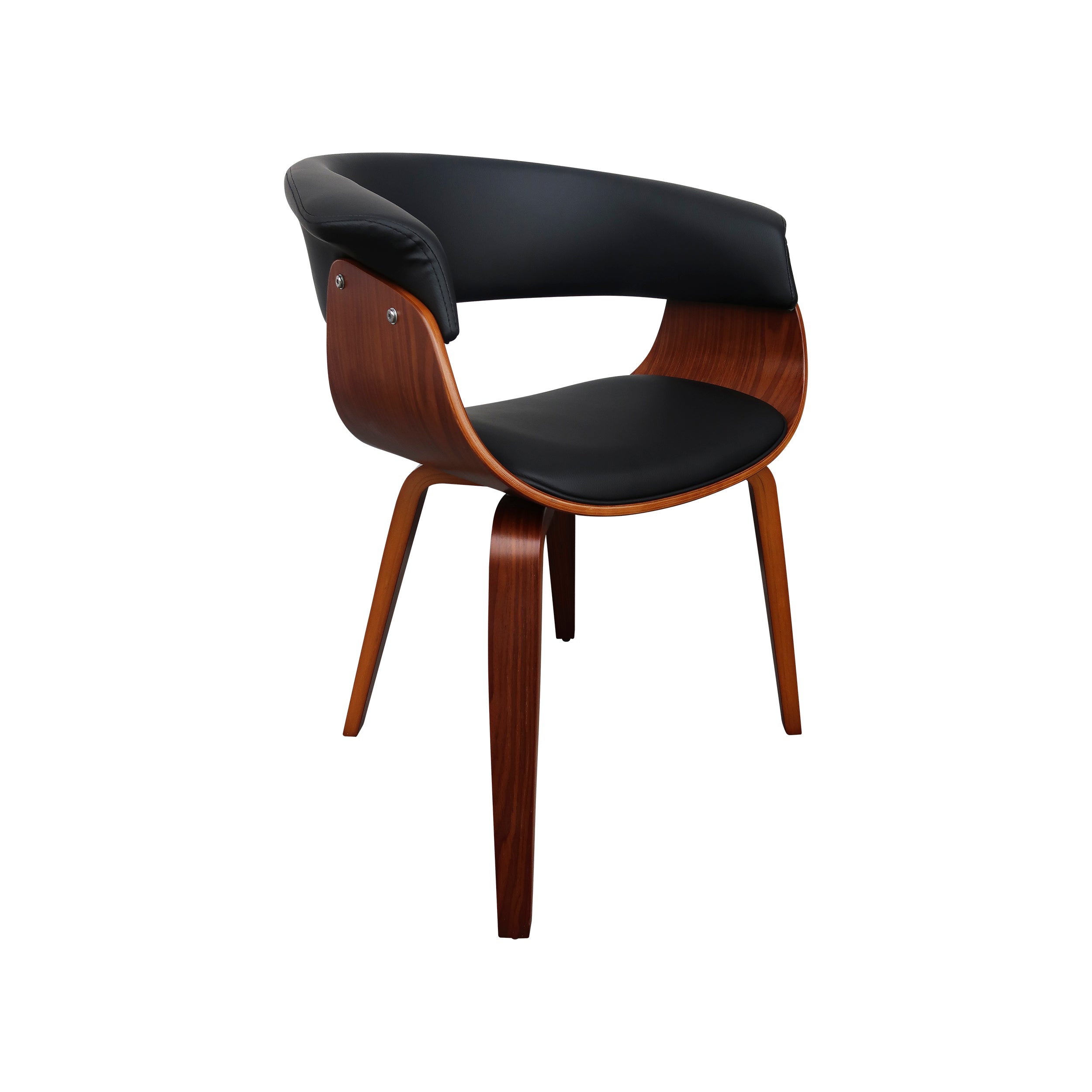 Silla de Interior JY1651-M005 color negro&walnut - JY1651-M005 / 1026 ...