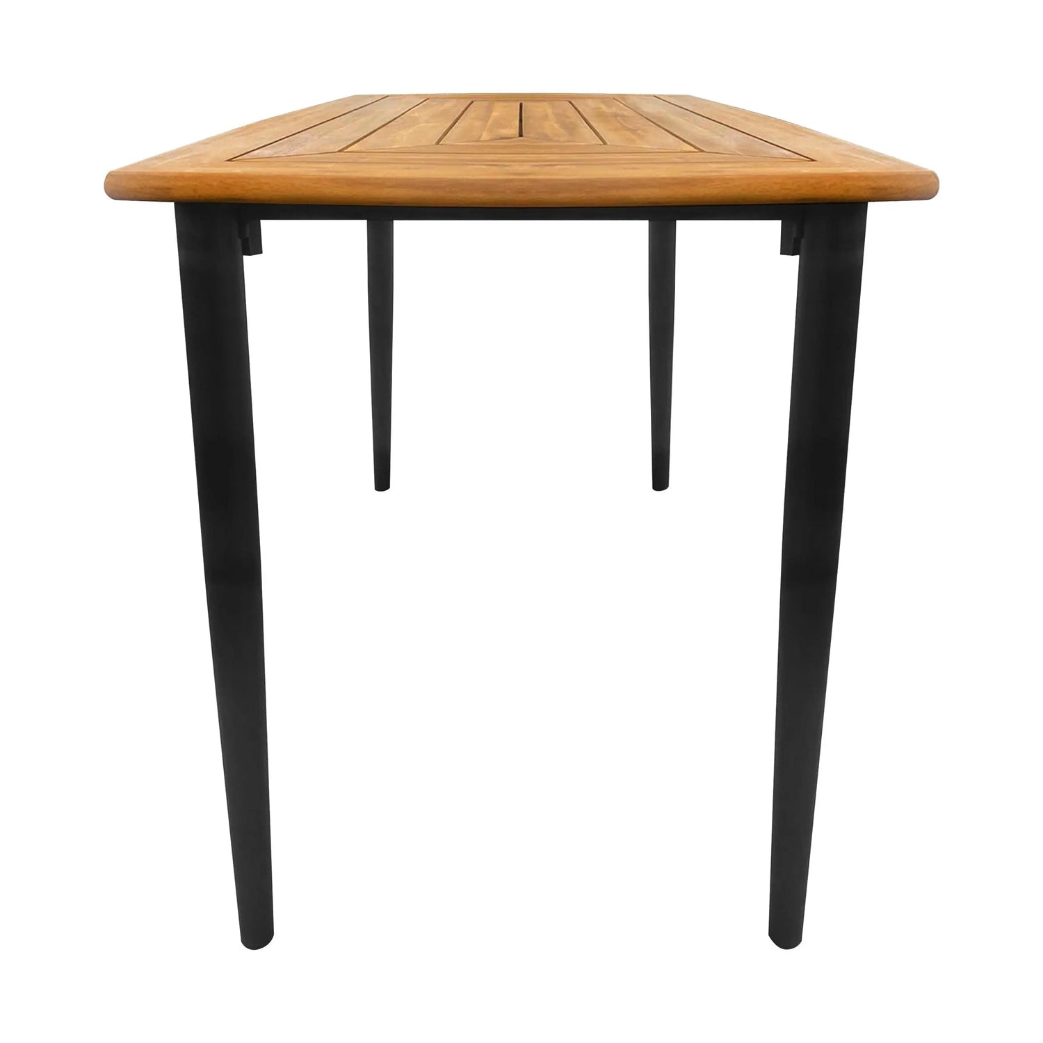 Mesa Alta de Barra de Madera Teca DARIO -75791 - CasaEaster