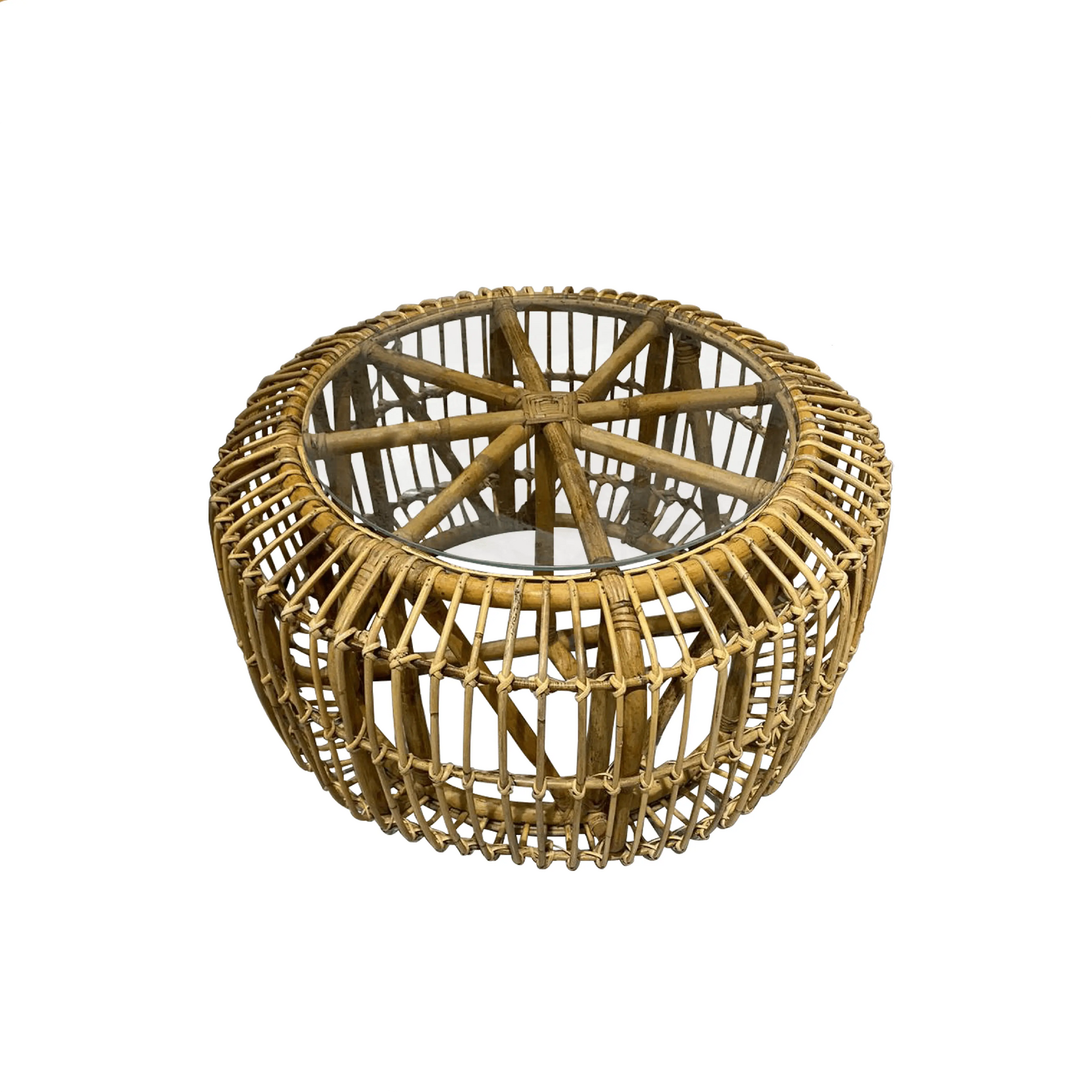 Mesa De Centro Circular Color Natural SIFNOS- 32808 - CasaEaster