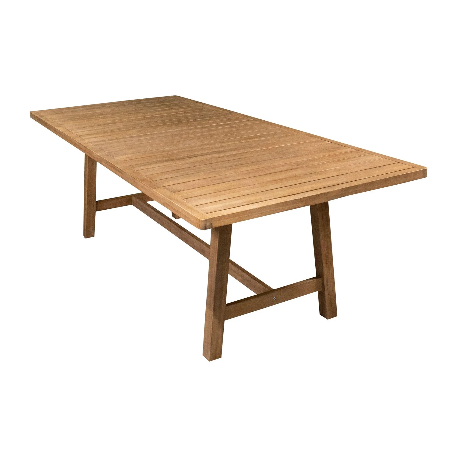 Mesa Rectangular de Comedor para Exterior e Interior de Madera Teca – CasaEaster