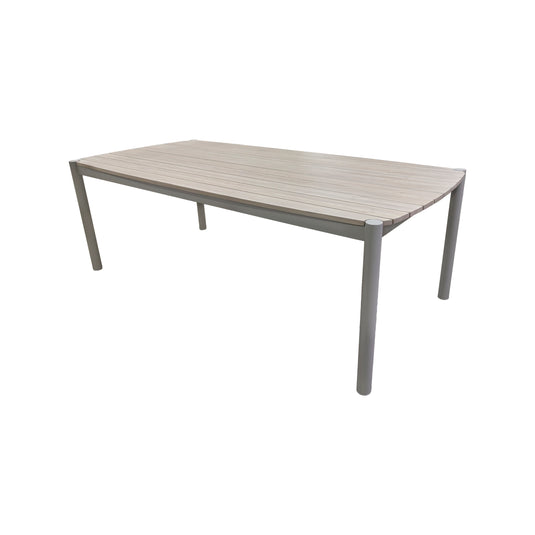 Mesa de Comedor Naturala 2.2M Blanco - Aluminio y Polywood | CasaEaster