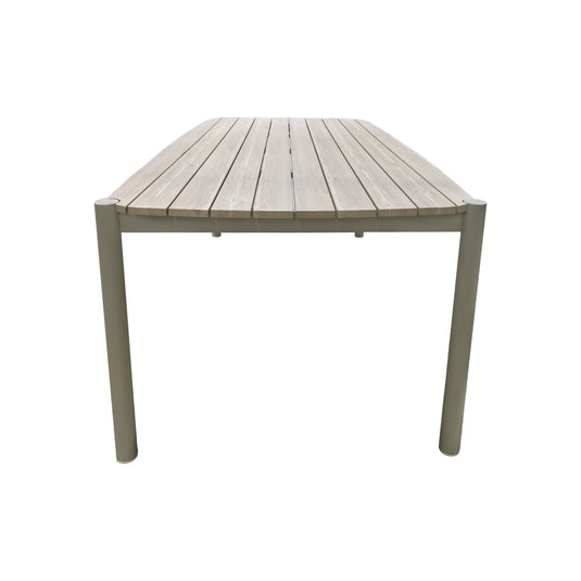 Mesa de Comedor Naturala 2.2M Blanco - Aluminio y Polywood | CasaEaster