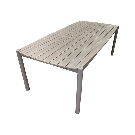 Mesa de Comedor Naturala 2.2M Blanco - Aluminio y Polywood | CasaEaster