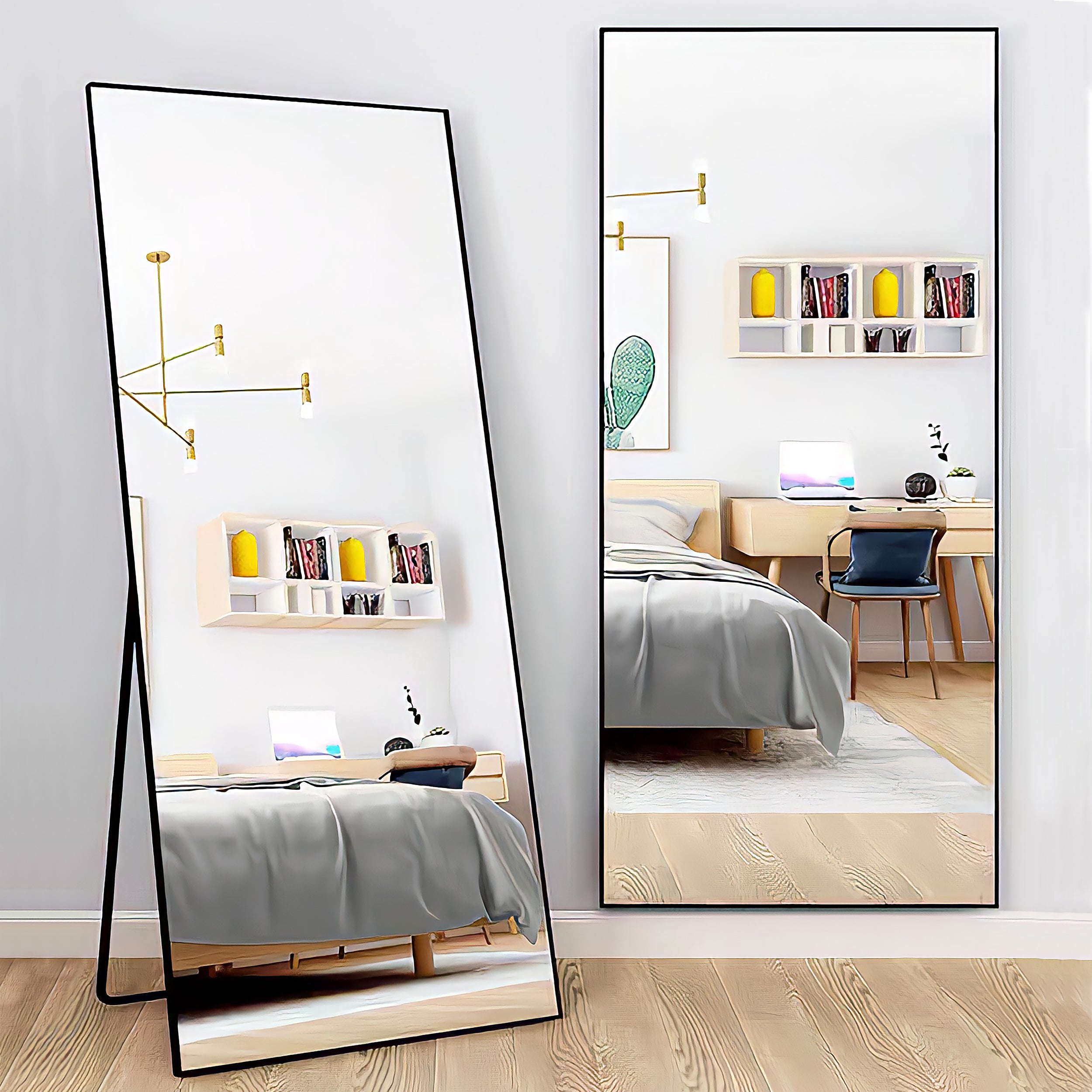 Espejo color Negro 155X45 Riboa - RI155X45BLK – CasaEaster