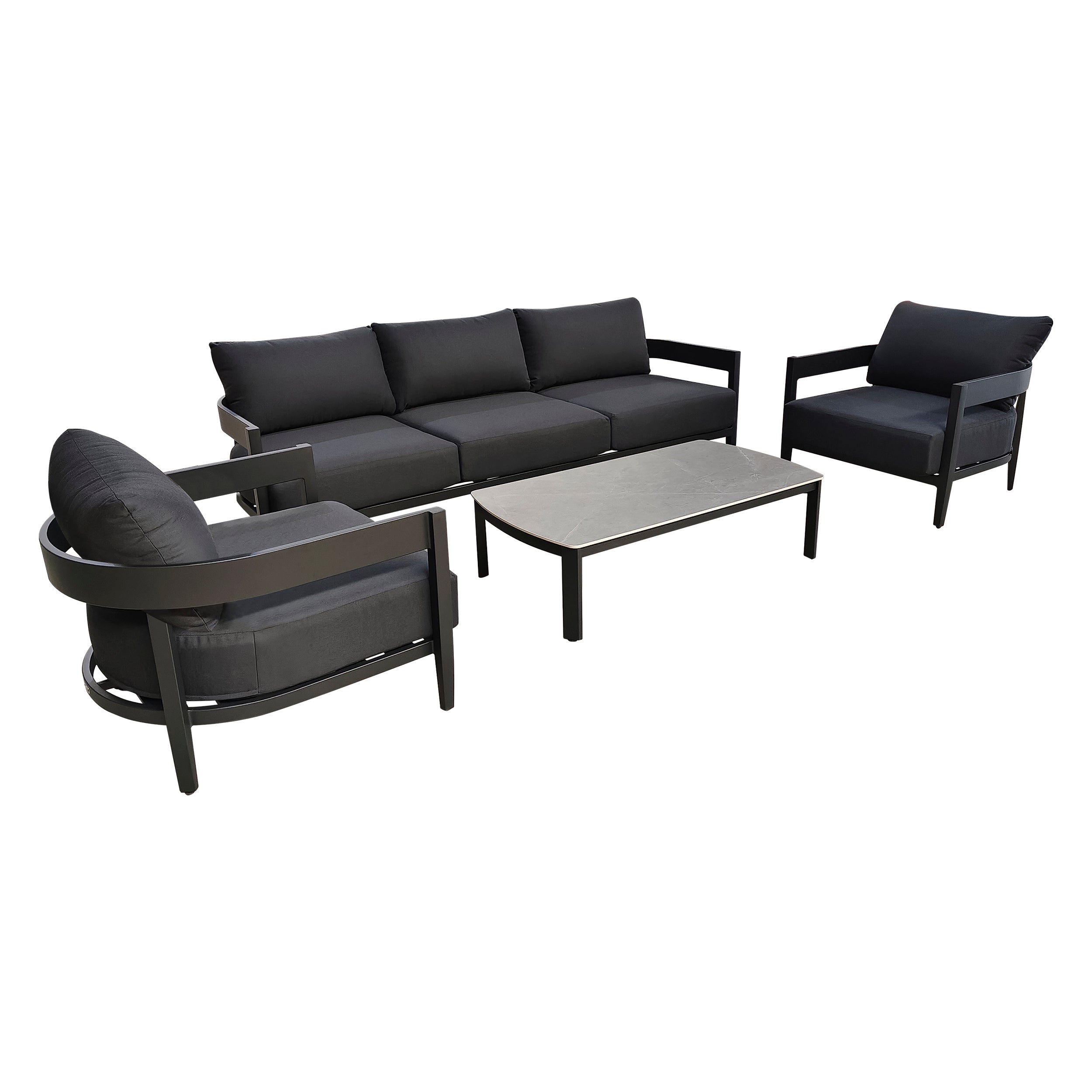 Set triple Roni color carbón - GL3A547323-TRI – CasaEaster