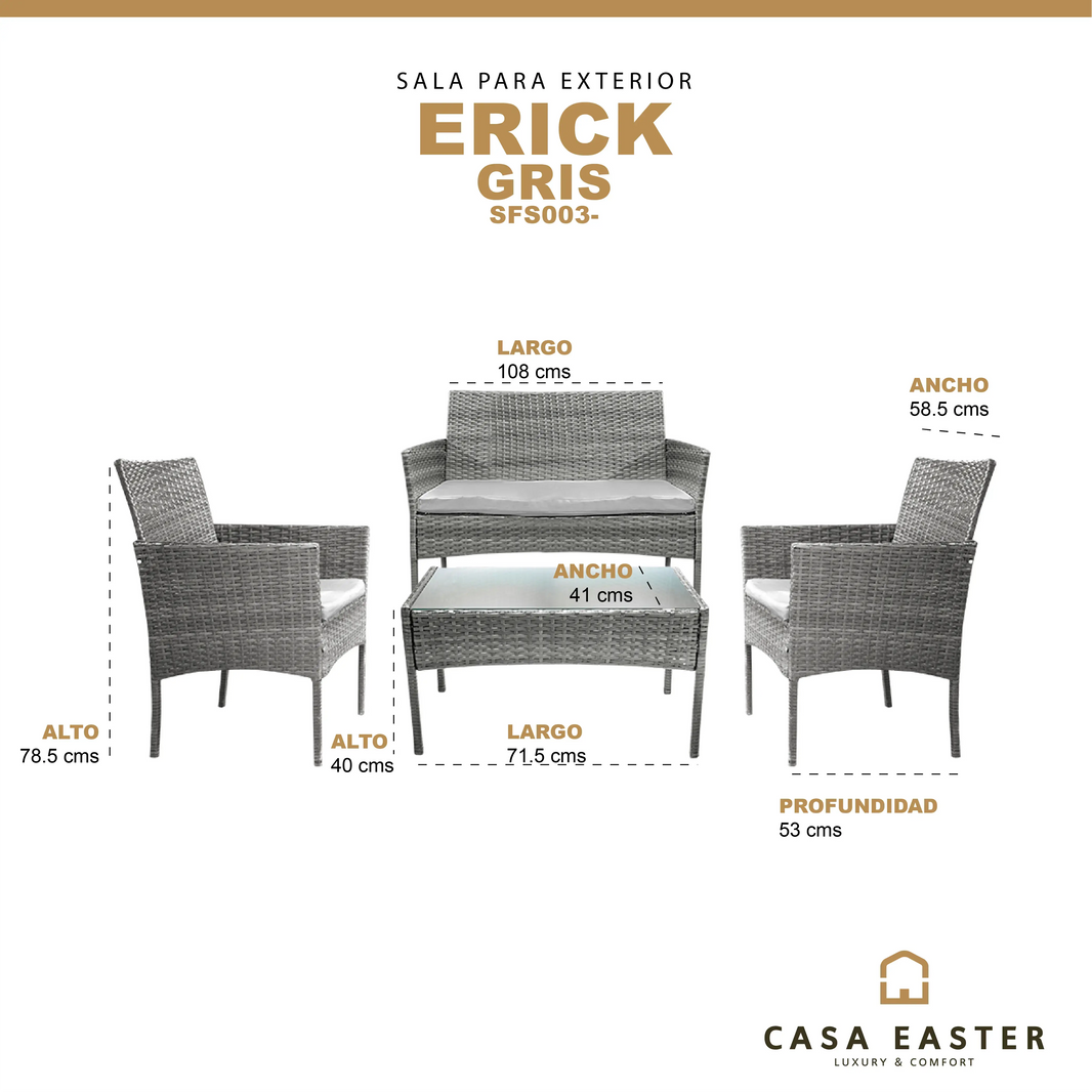 Sofá estilo Puff Farry color Cafe - BD15BR - CasaEaster