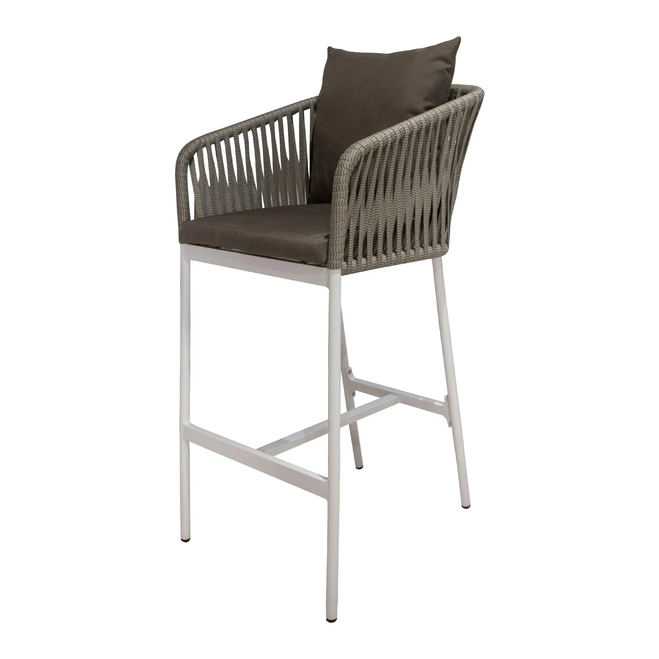 Silla Alta de Lazo para Exterior e Interior Color Beige KAMI-2500 ...