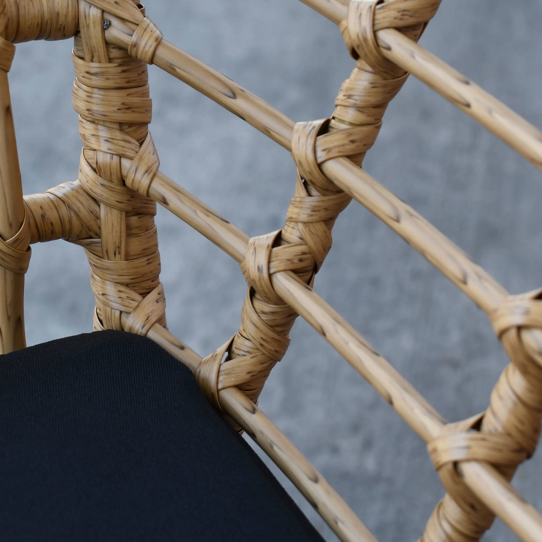 Silla de Lazo para Exterior e Interior Color Natural-SLIDER-RX-1011 ...