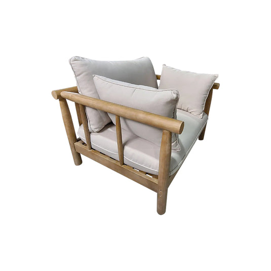 Sillón Individual para interior y exterior color natural – CasaEaster