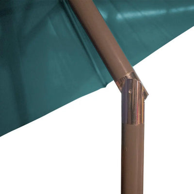 Sombrilla Blum Para Jardin con Angulo de Inclinación Color Verde ...