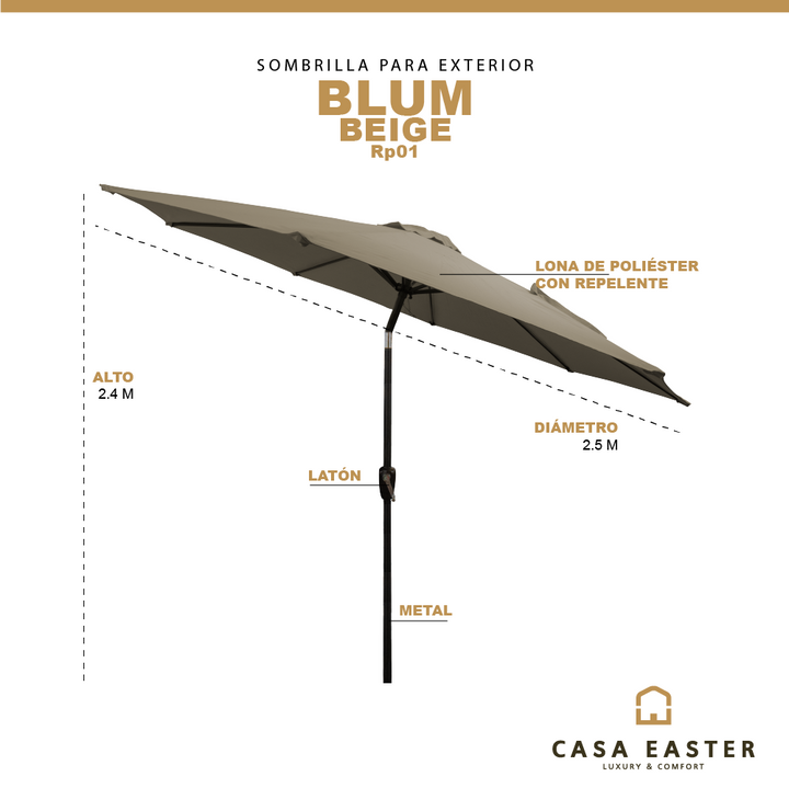 Sombrillas y Bases de Sombrillas - CasaEaster