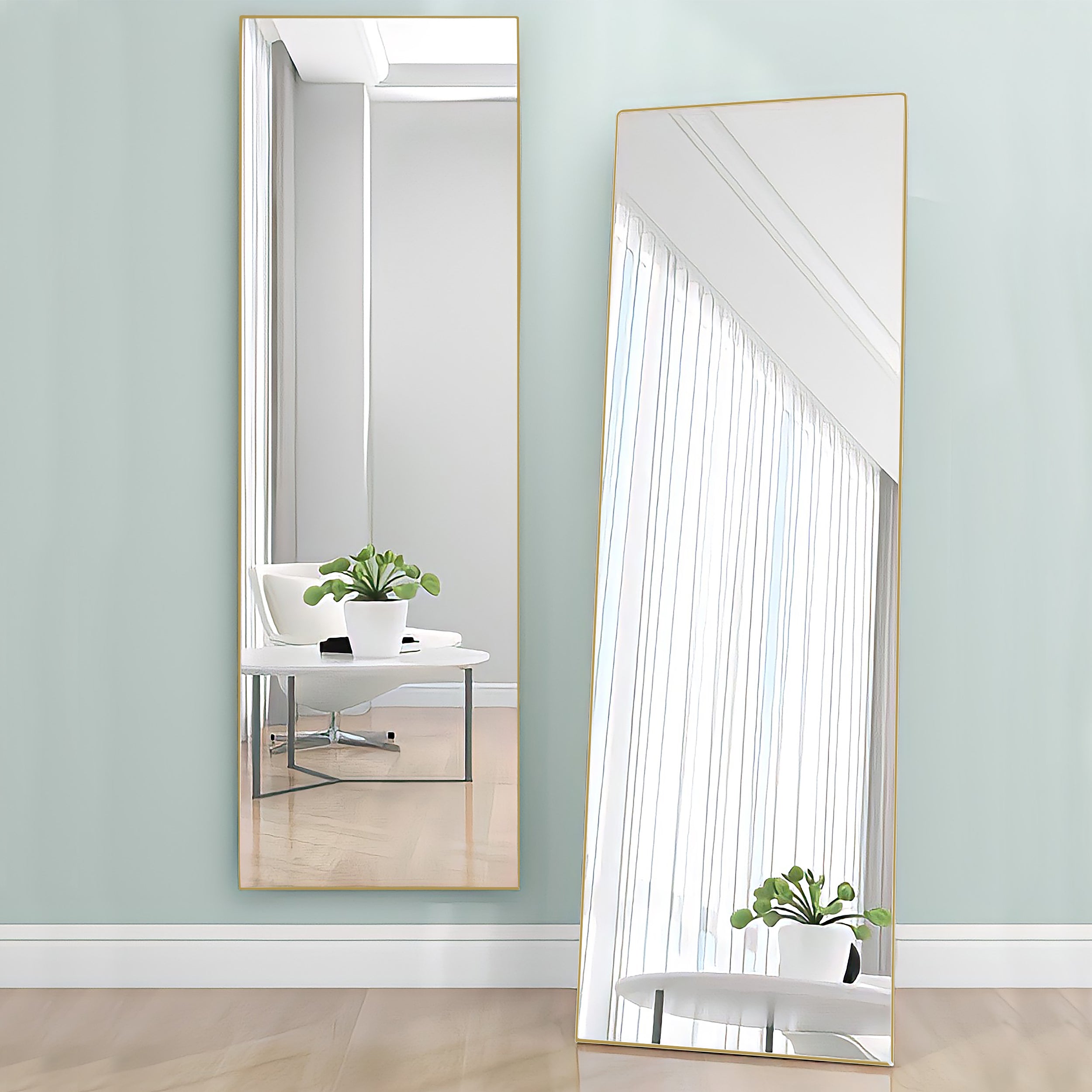 Espejo color Oro 155x45 Riboa - RI155X45GLD – CasaEaster